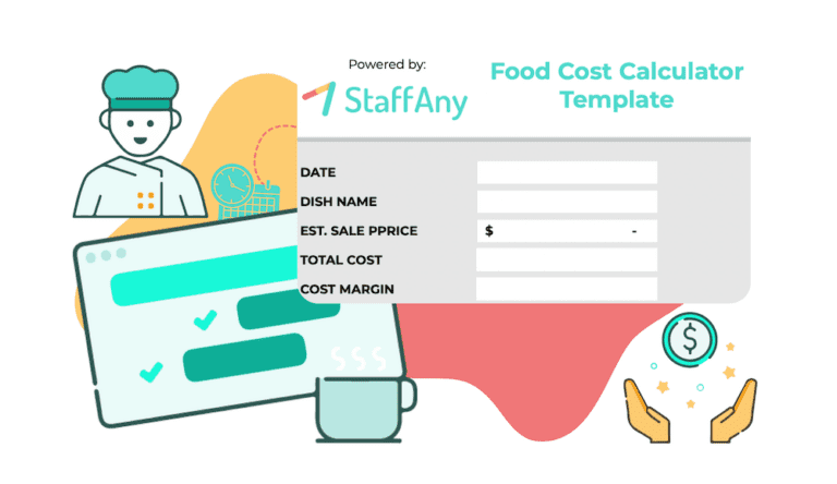 Free Template for Food Cost Calculator | StaffAny